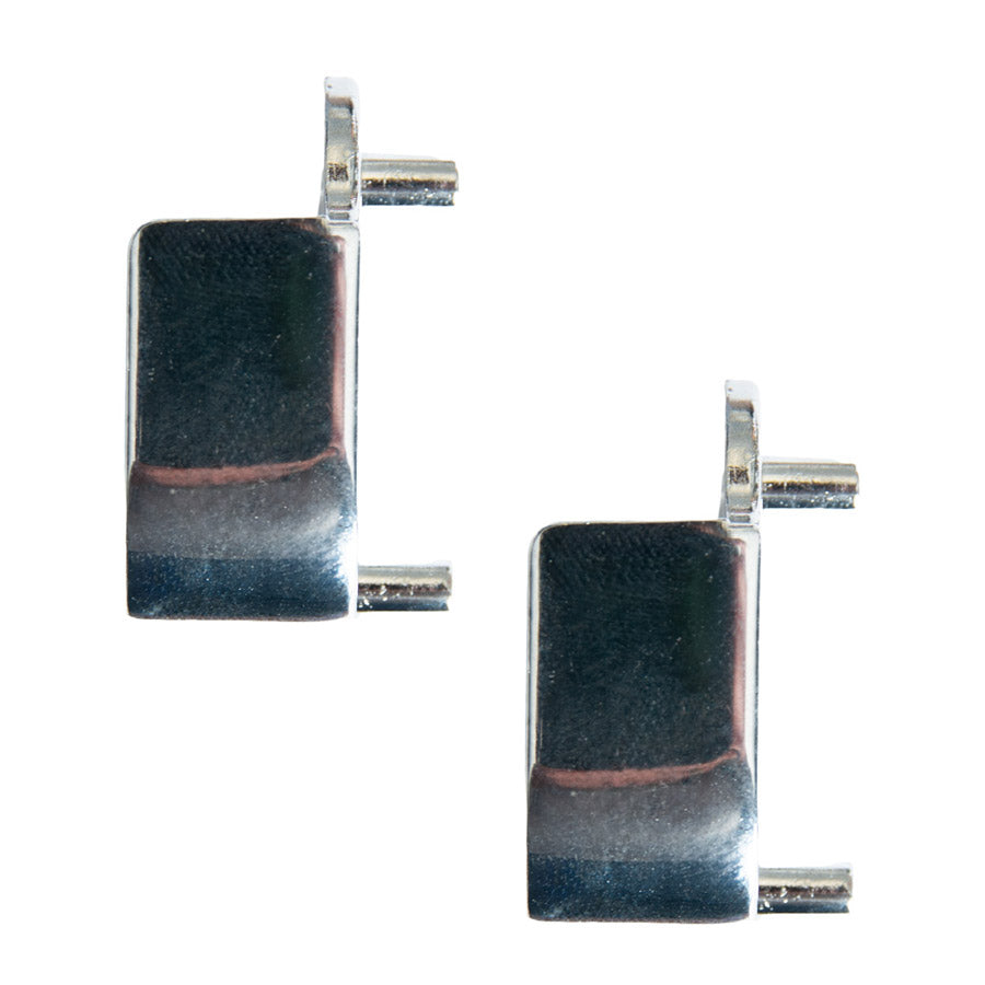 One Inch Round Closet Rod Flanges - Chrome – Organize-It