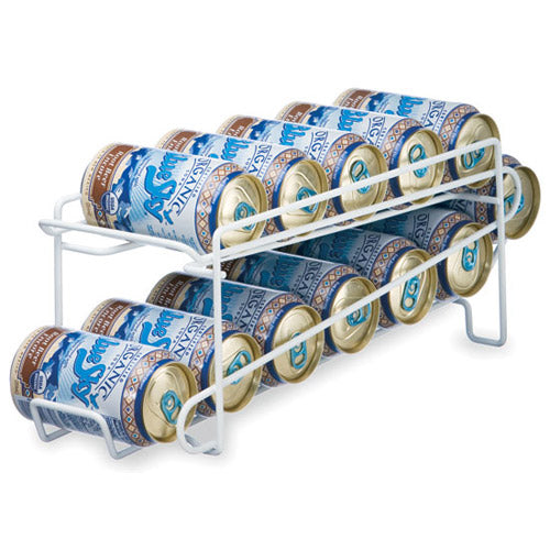 White Wire 12-Can Beverage Dispenser – Organize-It