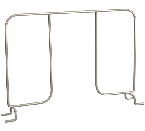 freedomRail 12 Inch Wire Shelf Divider - Nickel – Organize-It