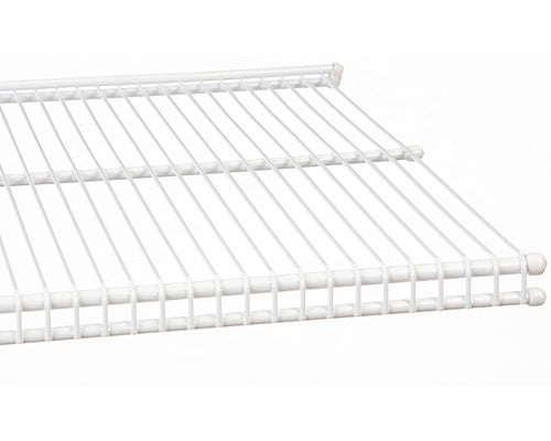 freedomRail 16 Inch Profile Wire Shelving - White – Organize-It