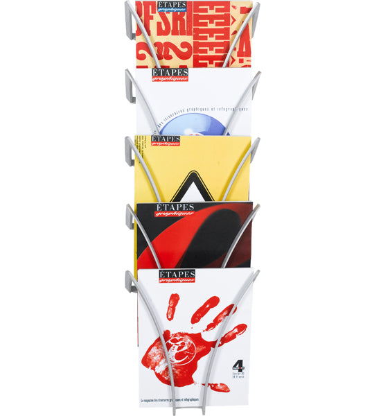 Wall Mounted Magazine Rack - Five Section – Organize-It